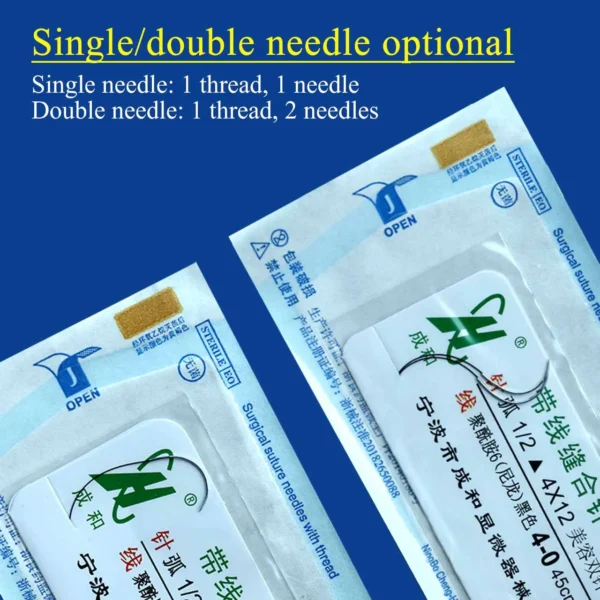 Medical cosmetic surgery with suture needles, dental double eyelid ...